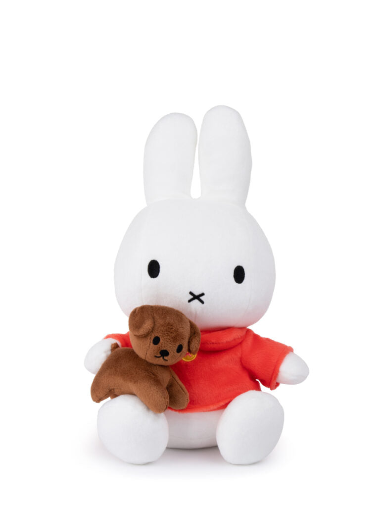 Miffy & Friends Miffy with Snuffy sitting 33cm – MeeQ