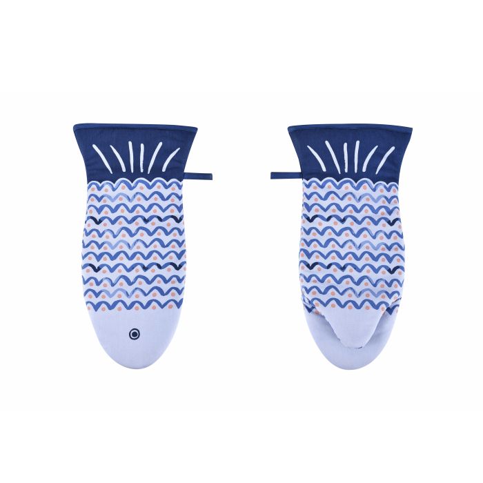 Ulster Weavers Catch of the Day Gauntlet Oven Glove Blue 37x20x2cm – MeeQ