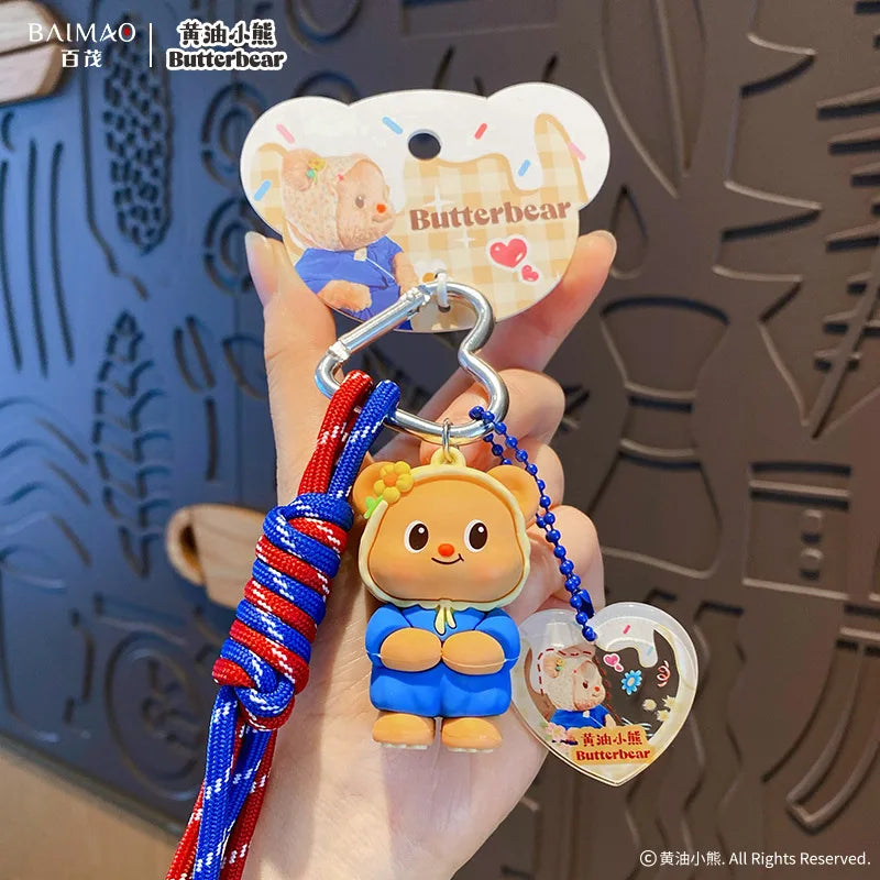 ButterBear Keychain- Blue Cozy Clothing – MeeQ