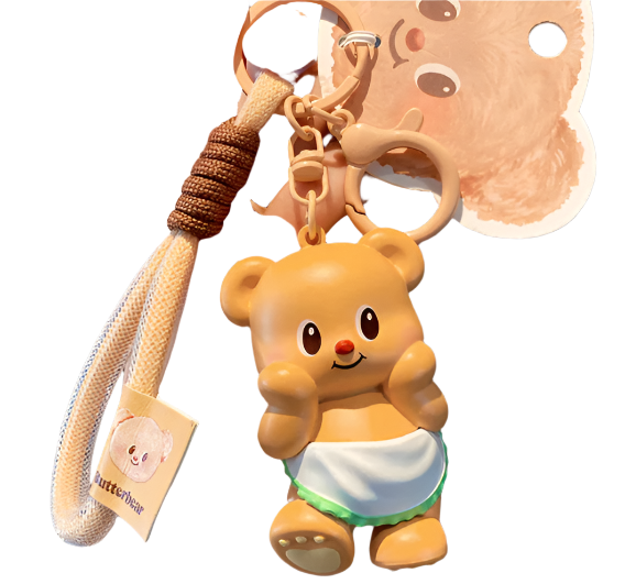 Funism Butterbear Keychain-Standing Cute Pose – MeeQ